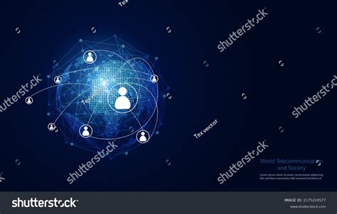 Abstract Technology Communication Borderless Internet 5g Stock Vector Royalty Free 2175224577