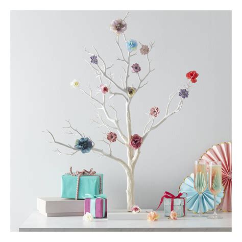 Decorative White Twig Tree 76cm Hobbycraft