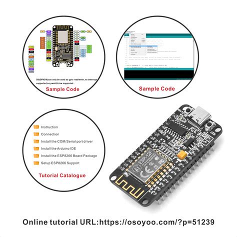 Osoyoo Nodemcu Module Usb C Wifi Development Board