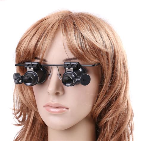 20x Led Magnifier High Quality Magnifying Glass With Light Microscope