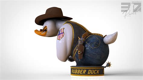 Rubber Duck 3d Wolf
