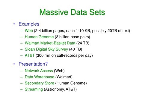 Ppt Algorithms For Massive Data Sets Powerpoint Presentation Free Download Id9695732