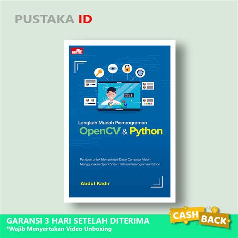 Jual Buku Langkah Mudah Pemrograman Opencv Python Shopee Indonesia