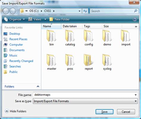 Save File Formats Collect Help