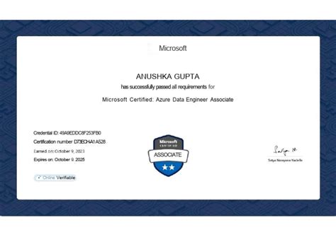 Microsoft Certificate Pdf