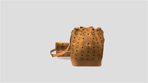 Mcm Visetos Drawstring Bag 3d Model By Z Emotion 0013e62 Sketchfab