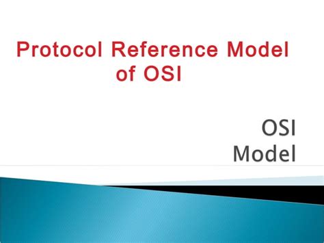 Osi Model Slides PPT