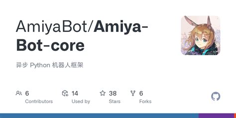 Github Amiyabotamiya Bot Core 异步 Python 机器人框架
