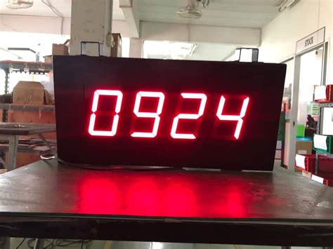 Led Digital Clock 🔖 Case Metal 🔖 Case Color ดำ 🔖 Led7 Segment 4