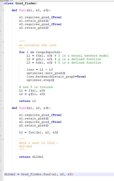 Requiresgradtrue For Two Variables Autograd Pytorch Forums