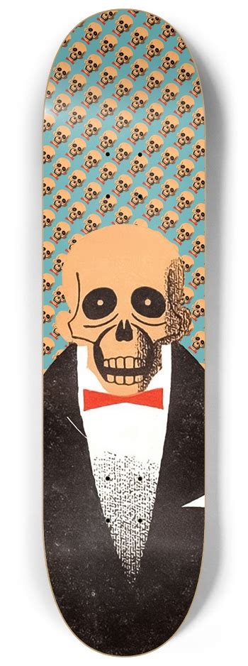 Viviente 8 1 4 Skateboard Deck By Digoutthesky Skateboards