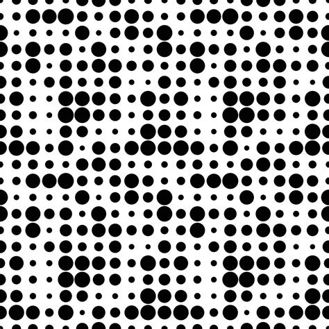 Seamless Pattern With Grunge Halftone Dots Dotted Texture Abstract Geometrical Pattern Of