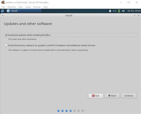 how to install backbox linux distribution as a virtual machine