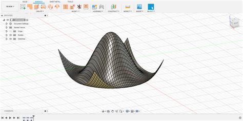 Github Thistemba Equation Driven Surface A Fusion 360 Add In That Allows The Creation Of