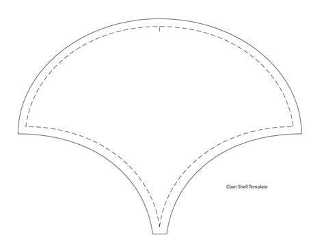 Clamshell Quilt Template