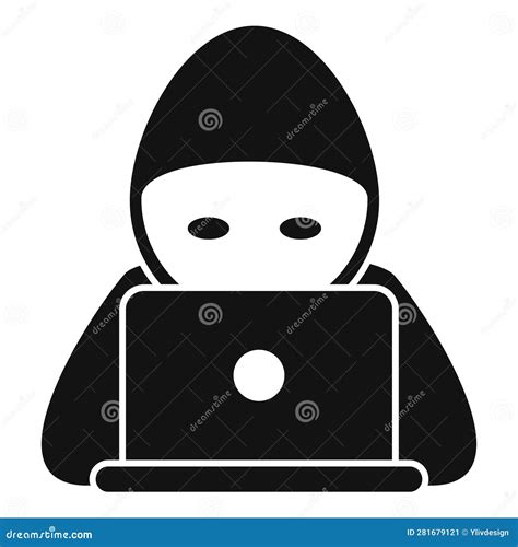Hacker Report Icon Simple Vector Virus Error Stock Vector Illustration Of Security Error
