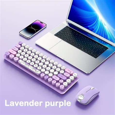 Hoco Retro Ergonomic Wireless Keyboard And Mouse Combo With Small Keypad 24ghz Bluetooth For