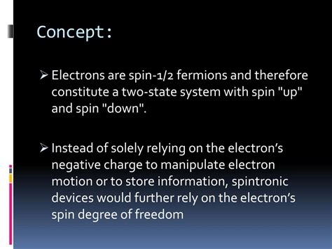 Ppt Spintronics And Its Application Powerpoint Presentation Free