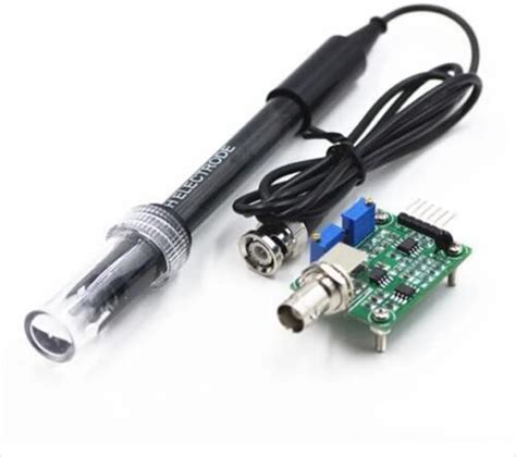 Buy Liquid Ph Value Detection Sensor E 201 Ph0 14 With Ph Electrode Probe Bnc Monitoring Control