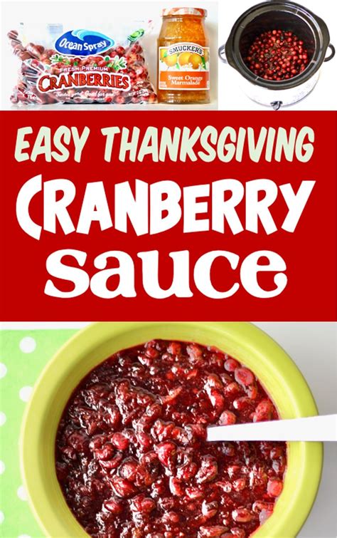 Easy Cranberry Sauce Recipe The Best Cranberry Sauce Recipe Cranberry Sauce Homemade