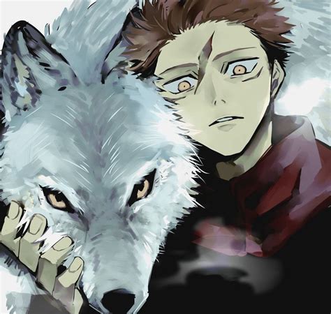 Awakened Yuji Fanart Yuji Wolf Scene Jjk Wolves Jujutsu Kaisen Fanart