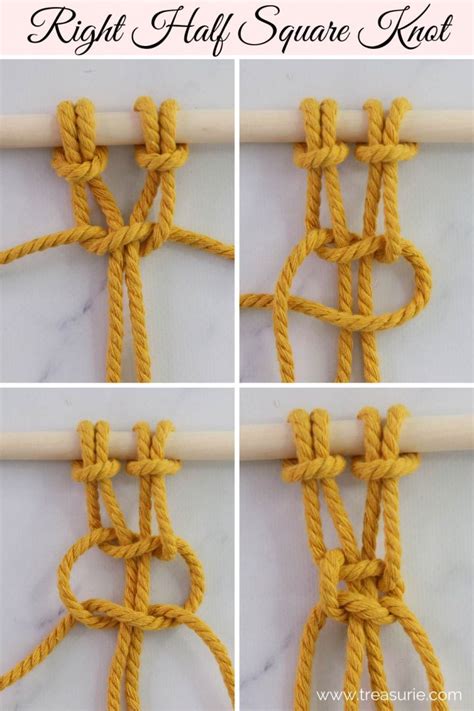 Macrame Knots Learn To Macrame Basic Macrame Knots For Beginners