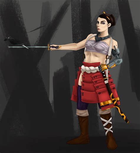 Artstation Samurai Girl