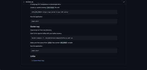 React Documentation Readme Includes A Link To Create React App · Issue 2838 · Provectuskafka