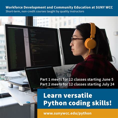 Suny Westchester Community College On Linkedin Learn Versatile Python