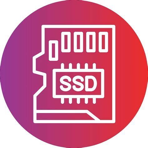 Premium Vector Ssd Card Icon Style