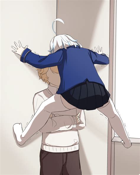 Aether And Furina Genshin Impact Drawn By Mockingeu Danbooru