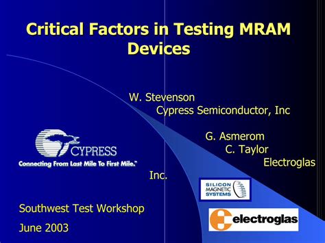 Pdf Critical Factors In Testing Mram Devices Dokumen Tips