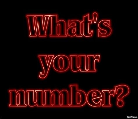 What S Your Number Text Effect And Logo Design Sentence
