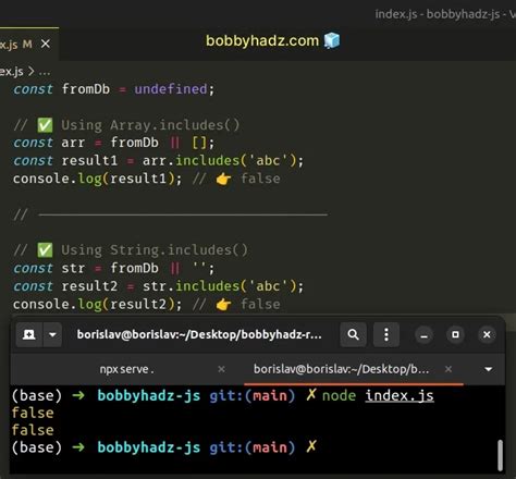 Cannot Read Properties Of Undefined Reading Includes Bobbyhadz
