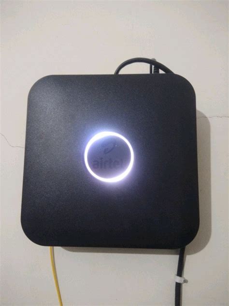 Airtel Xstream Fiber Wireless Modem Setup Service Mbps Off