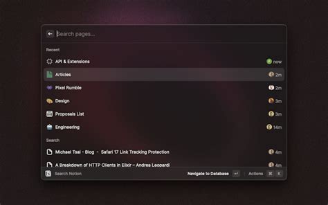 Raycast Store Notion