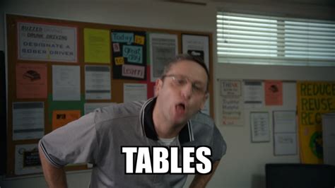 Tables Tables Meme Generator