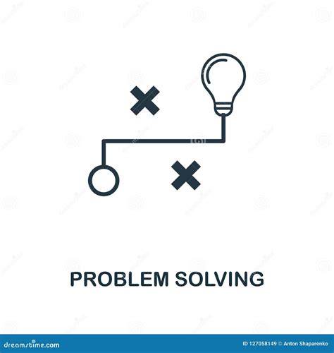 Problem Solving Icon Monochrome Style Design From Machine Learning Icon Collection Ui And Ux