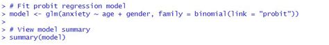 Probit Regression In R Interpretation Examples