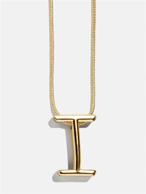 Classic Script Initial Necklace Classic Script Script Initial Necklace Baublebar