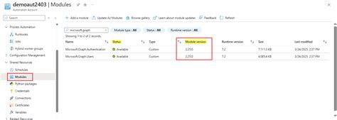 Connecting To Microsoft Graph Using Powershell 72 In Automation Runbook Microsoft Qanda
