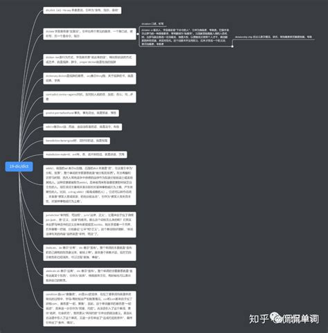 【侃侃单词】词根词缀记单词 Dicdict 知乎