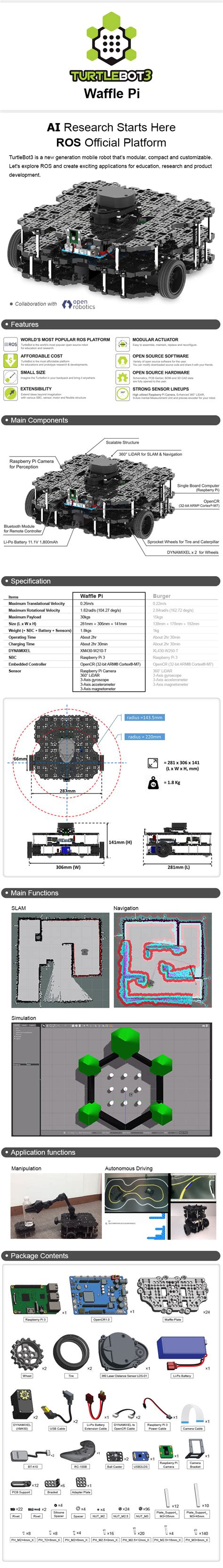 Turtlebot 3 Waffle Pi Cyber Robotics