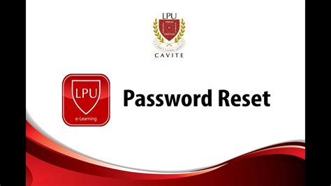 Password Reset Youtube