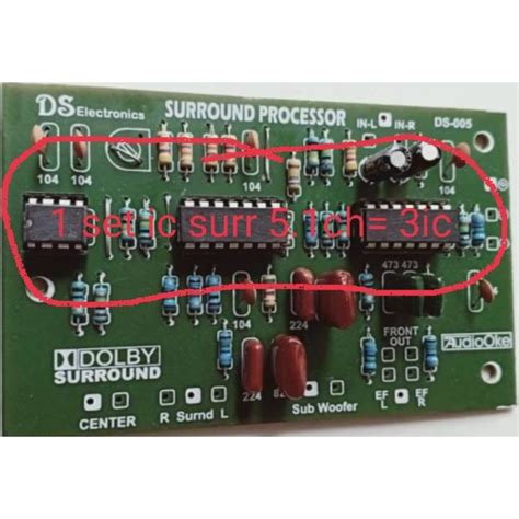 Jual Ic Prosesor Surround 51ch 1setic Aja Indonesiashopee Indonesia