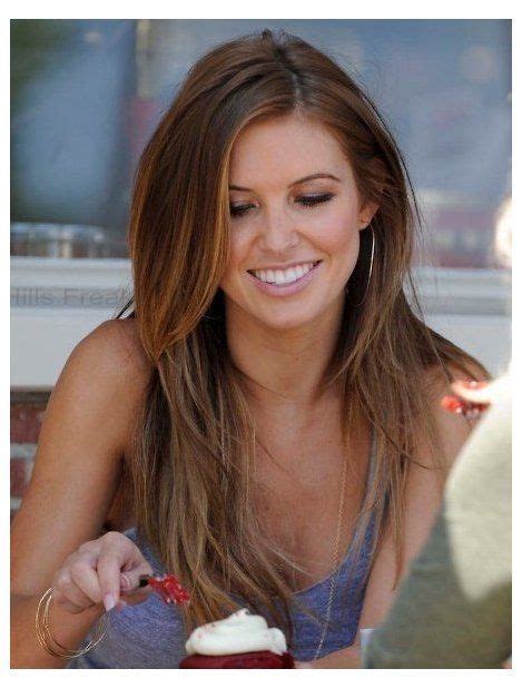 Side Part Brown Hair Face Framing Layers Long Hair Cuts Long Layered