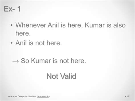 Validity Of Argument Pptx Science