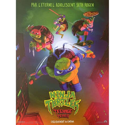 Teenage Mutant Ninja Turtles Movie Poster Tmnt Turtles In Action