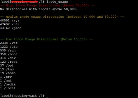 Categorize And Monitor Inode Usage In Linux Directories With Bash Script By Sreevas M K Feb