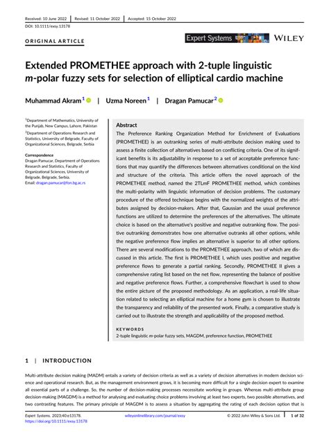 extended promethee approach with 2 tuple linguistic m polar fuzzy sets